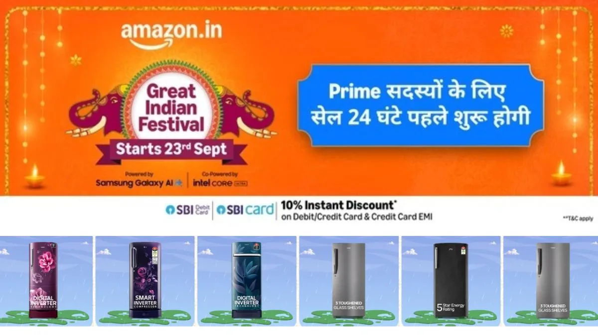 Amazon Great Indian Festival Sale 2025 से पहले सिंगल डोर रेफ्रिजरेटर्स ...