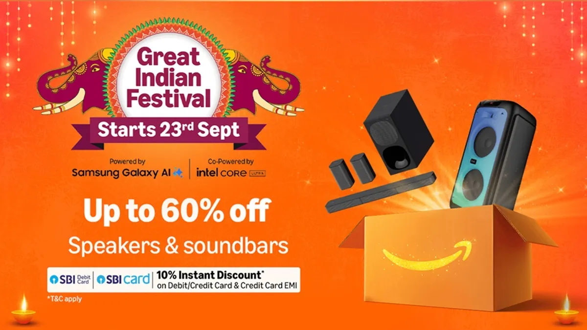 Amazon Great Indian Festival Sale 2025 में डॉल्बी साउंडबार पर भारी-भरकम ...