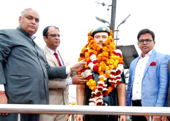 शहीद मेजर आशाराम त्यागी का जन्मदिवस मनाया