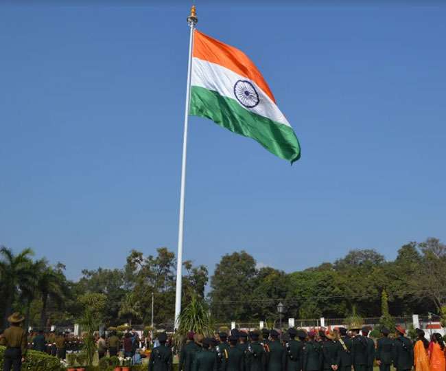 भारतीय सैन्य अकादमी में लहराया गया 108 फीट ऊंचा तिरंगा - Inauguration ...