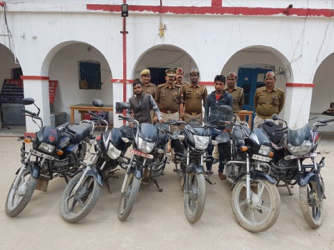 नेपाली समेत दो आटोलिफ्टर गिरफ्तार, छह बाइक बरामद - arrest, nepali ...