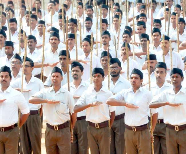 आरएसएस के पथ संचलन पर पथराव, आसपास के क्षेत्रों में तनाव के हालात