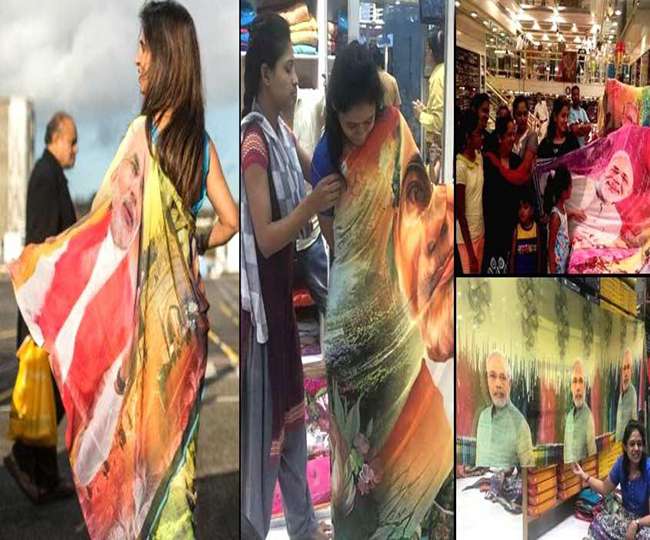 Lok Sabha Election 2019 : बाजार में छाईं मोदी और राहुल के प्रिंट वाली ...