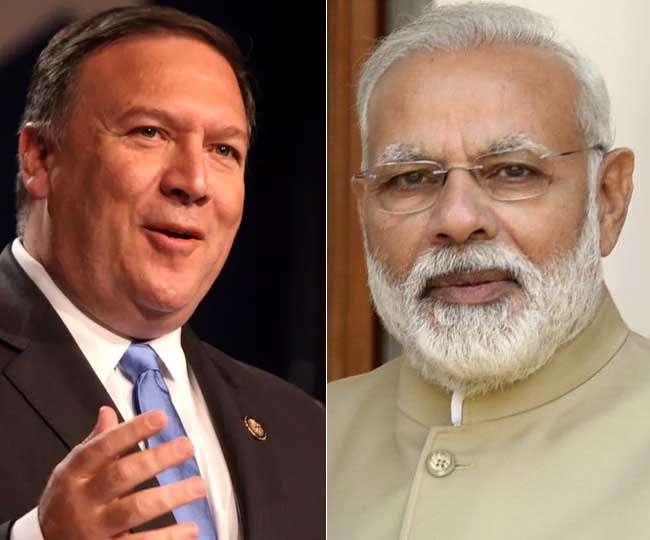 अमेरिकी विदेश मंत्री माइक पोम्पिओ ने लगाया भाजपा का चुनावी नारा, बोले ...