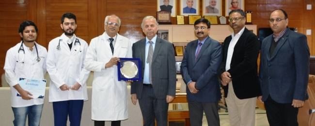 डा. केबी गुप्ता को मिला डा. रमन विश्वनाथन ऑरेशन अवार्ड