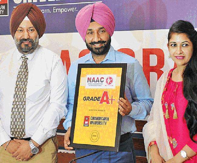 चंडीगढ़ यूनिवर्सिटी को NAAC से ए प्लस ग्रेड, छह साल में हासिल किया ...