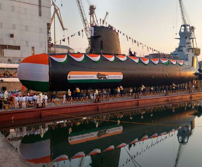 नौसेना को मिली स्कार्पीन पनडुब्बी मोदी बोले- ये Make In India का उत्तम ...