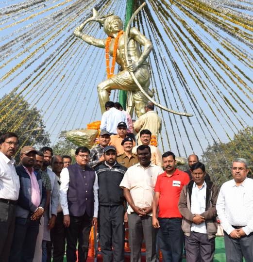 बोकारो वासियों ने धरती आबा को किया नमन.