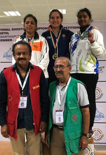 शूटर अंजुम मोदगिल ने नेशनल गेम्स में गोल्ड पर साधा निशाना