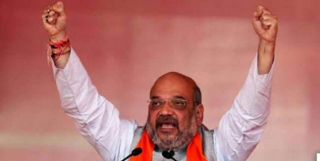 अंगद का पांव है वसुंधरा सरकार जिसे कांग्रेस नहीं उखाड़ सकती: अमित शाह