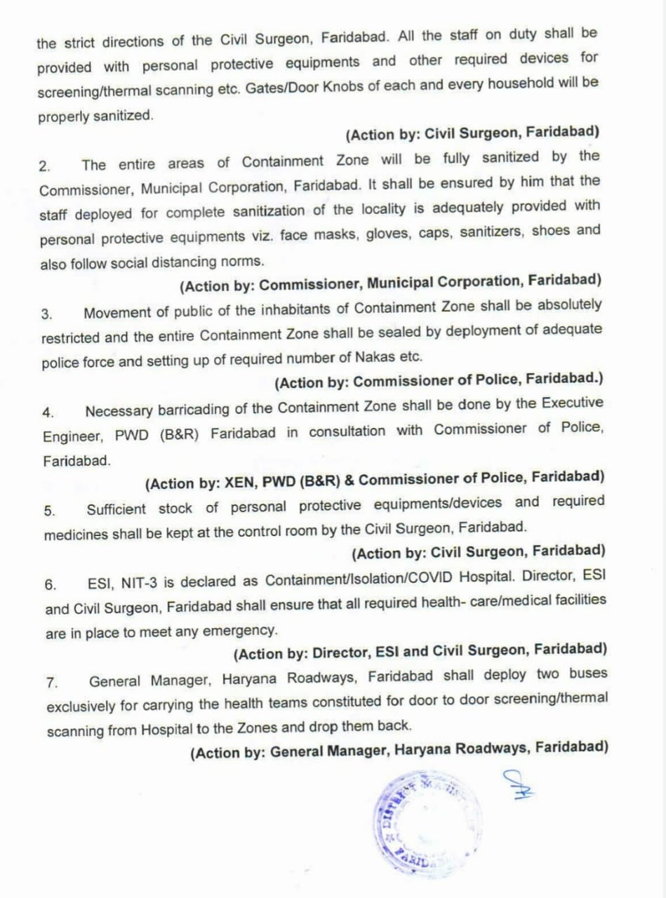 Coronavirus Pandemic: 13 'containment zones' identified in Haryana's ...