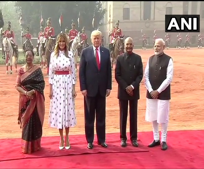 Day after addressing 'Namaste Trump' event, Donald Trump gets ...