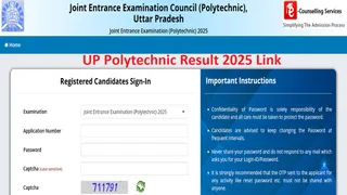 UP Polytechnic Result 2025 Link: यूपी पॉलिटेक्निक रिजल्ट लिंक एक्टिव ...