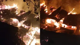 Kinnaur News: सापनी में लगी भीषण आग, चपेट में आए दो मकान जलकर राख ...