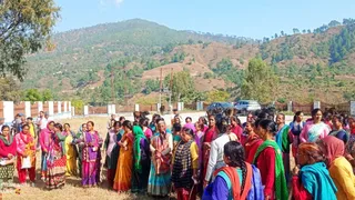 Almora: स्याल्दे में सड़क पर उतरीं मातृशक्ति, बेसहारा गोवंश को तहसील ...