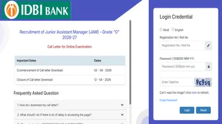 IDBI JAM Admit Card 2026: जूनियर असिस्टेंट मैनेजर परीक्षा का एडमिट ...
