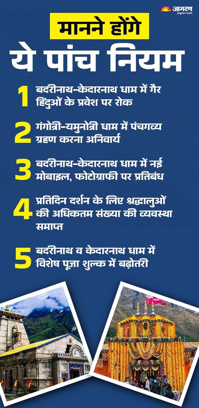 इंतजार खत्म: Chardham Yatra की शुरुआत, इस बार चारों धाम में मानने होंगे ...