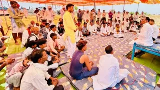 MP के ब्यावरा में जमीन अधिग्रहण के खिलाफ किसान महापंचायत: मंत्री पंवार ...