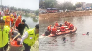 सायरन बजते ही दौड़ी राहत टीमें, तालाब से निकाले गए लोग; आपात स्थिति से ...