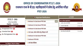 Rajasthan PTET 2026: राजस्थान पीटीईटी एग्जाम के लिए आवेदन की लास्ट डेट ...