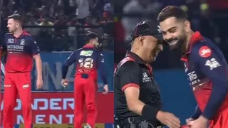 क्या Virat Kohli करने वाले थे गेंदबाजी? RCB vs GT मैच में दिखा मजेदार ...