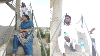 मुक्तसर में जमीनी विवाद से परेशान व्यक्ति पेट्रोल लेकर टंकी पर चढ़ा ...