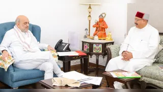 नई दिल्ली में गृह मंत्री अमित शाह से मिले उत्तराखंड के मंत्री महाराज ...