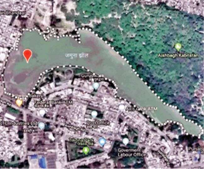 आज भी गूगल मैप में महफूज हैं 500 साल पुरानी जमुना झील के निशां - 500 ...