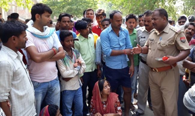 एचटी वायर के करंट से अधेड़ की मौत - Death of young man from HT wire