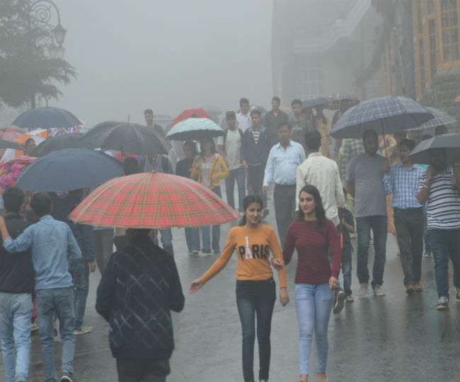 Himachal Weather: प्रदेश के चार जिलों में तीन घंटों के दौरान बारिश की ...