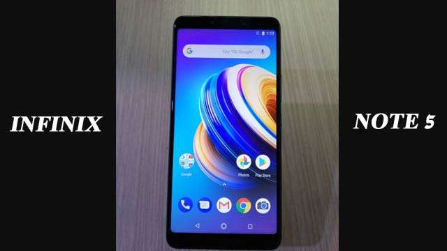 Infinix Note 5 बजट स्मार्टफोन 4500mAh बैटरी और 16MP सेल्फी कैमरा के साथ ...
