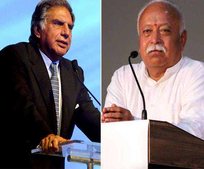 प्रणब दा के बाद अब रतन टाटा RSS प्रमुख मोहन भागवत के साथ मंच करेंगे साझा