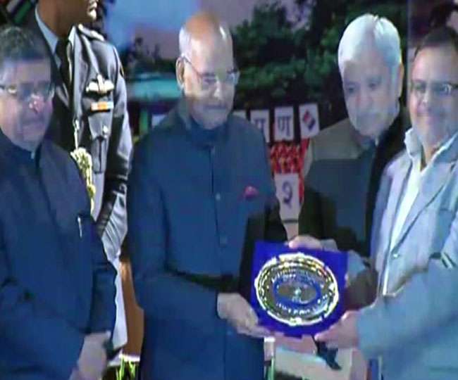 मतदाता जागरूकता के लिए नईदुनिया को राष्ट्रपति के हाथों मिला राष्ट्रीय ...