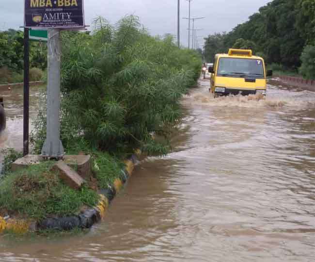 तस्वीरों में देखिए बारिश से पानी-पानी हुआ अंबाला मुख्य सड़कों में भी ...
