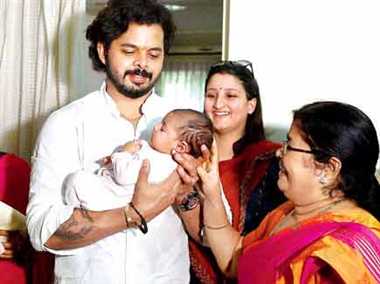 19 अगस्त को श्रीसंत करेंगे अपनी बेटी का नामकरण