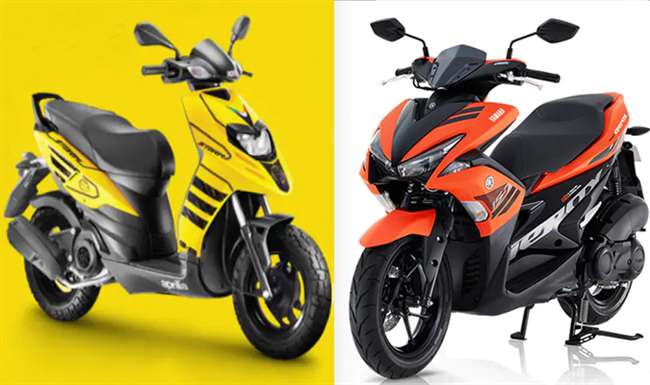 Aprilia Storm 125 और Yamaha Aerox 155 में कौन होगी सबसे दमदार स्कूटर ...