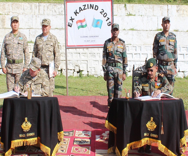 kazind 2019 भारत-कजाकिस्तान संयुक्त युद्धाभ्यास ने प्रगाढ़ किए दोनों ...