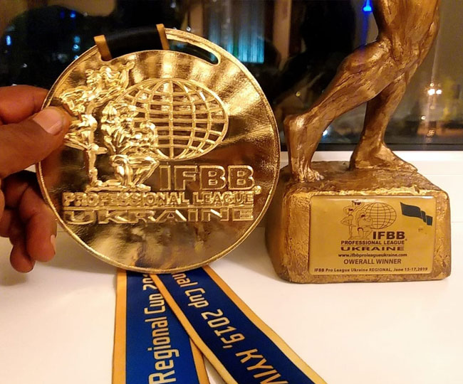 यूक्रेन IFBB-2019 चैंपियनशिप में दिखा अमित का जादू, जीता एक गोल्ड और ...