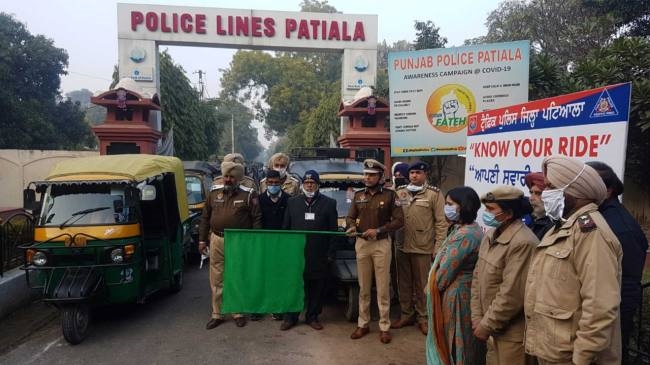 नए साल पर पटियालवियों को मिला सेफ ड्राइव का तोहफा - patiala police ...