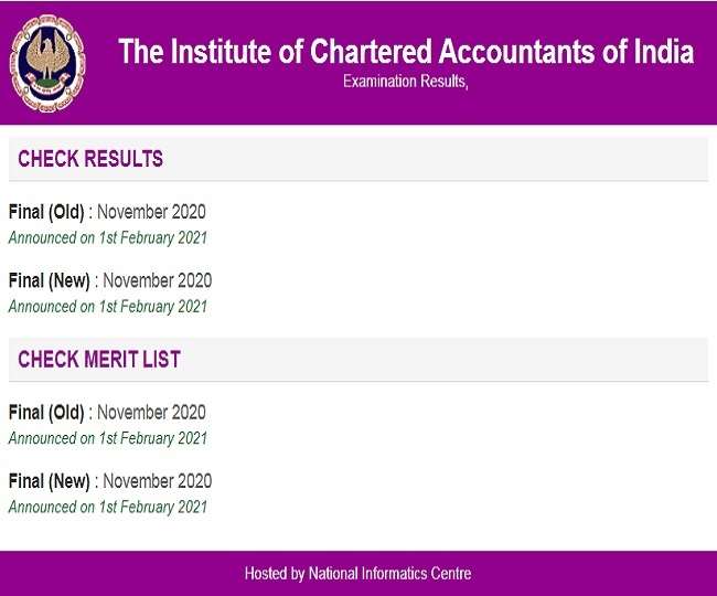 CA Final Result 2020: घोषित हुए सीए फाइनल परीक्षाओं के नतीजे, इन लिंक ...