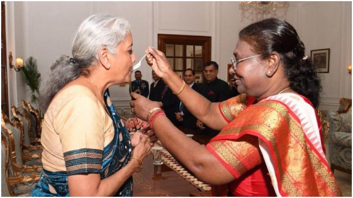 Dahi Chini Significance: बजट पेश करने से पहले राष्ट्रपति ने वित्त ...