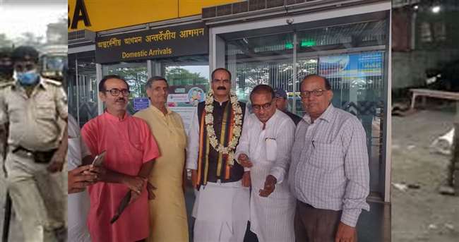 कोलकाता पहुंचे दरभंगा के सांसद गोपालजी ठाकुर का मिथिला विकास परिषद ने ...