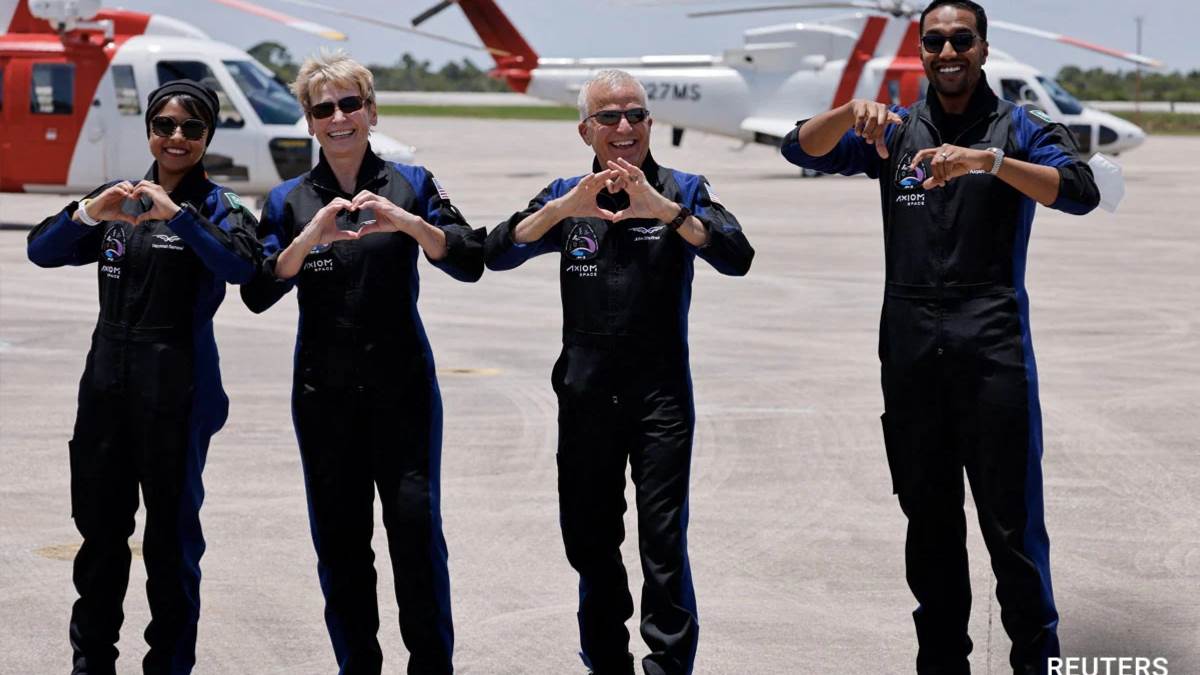 स्पेसएक्स ‘एक्स-2 मिशन’ से पहली सऊदी महिला रय्याना बरनावी अंतरिक्ष से ...