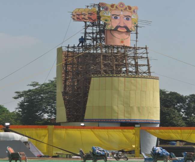 Lucknow: बढ़ती महंगाई ने घटाया रावण का कद, इस बार 20 से 40 फीसद म‍िलेगा ...
