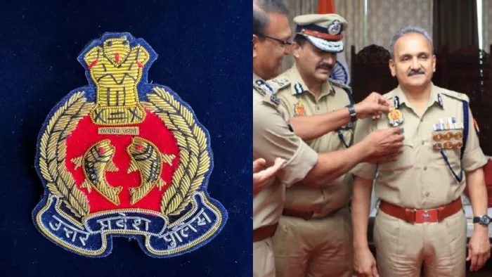 UP Police Insignia: यूपी पुलिस को पहली बार मिला अपना प्रतीक चिह्न ...