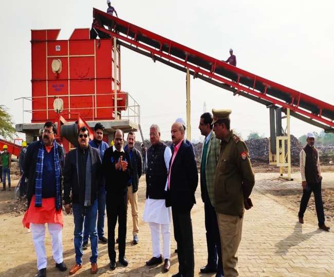 कूड़ा निस्‍तारण प्‍लांट का निरीक्षण कर बोले सांसद अच्‍छा है शहर में और ...