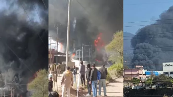 Baddi Factory Fire: अरोमा फैक्ट्री में भीषण आग से हाहाकार, 60 में से ...