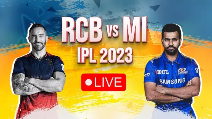 RCB vs MI LIVE Score मुंबई के गेंदबाजी अटैक से कोहली-डुप्लेसी ने किया खिलवाड़ एकतरफा मैच में ...