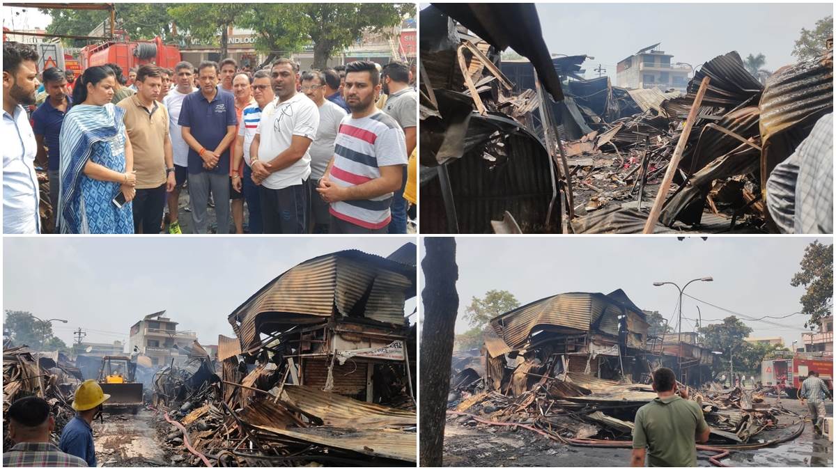 Panchkula Fire Incident: दो वक्त की रोटी के लिए आग के ढेर पर रेहड़ी ...