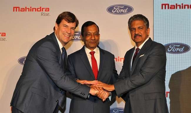 Mahindra और Ford ने किया ज्वाइंट वेंचर का ऐलान - Mahindra and Ford ...